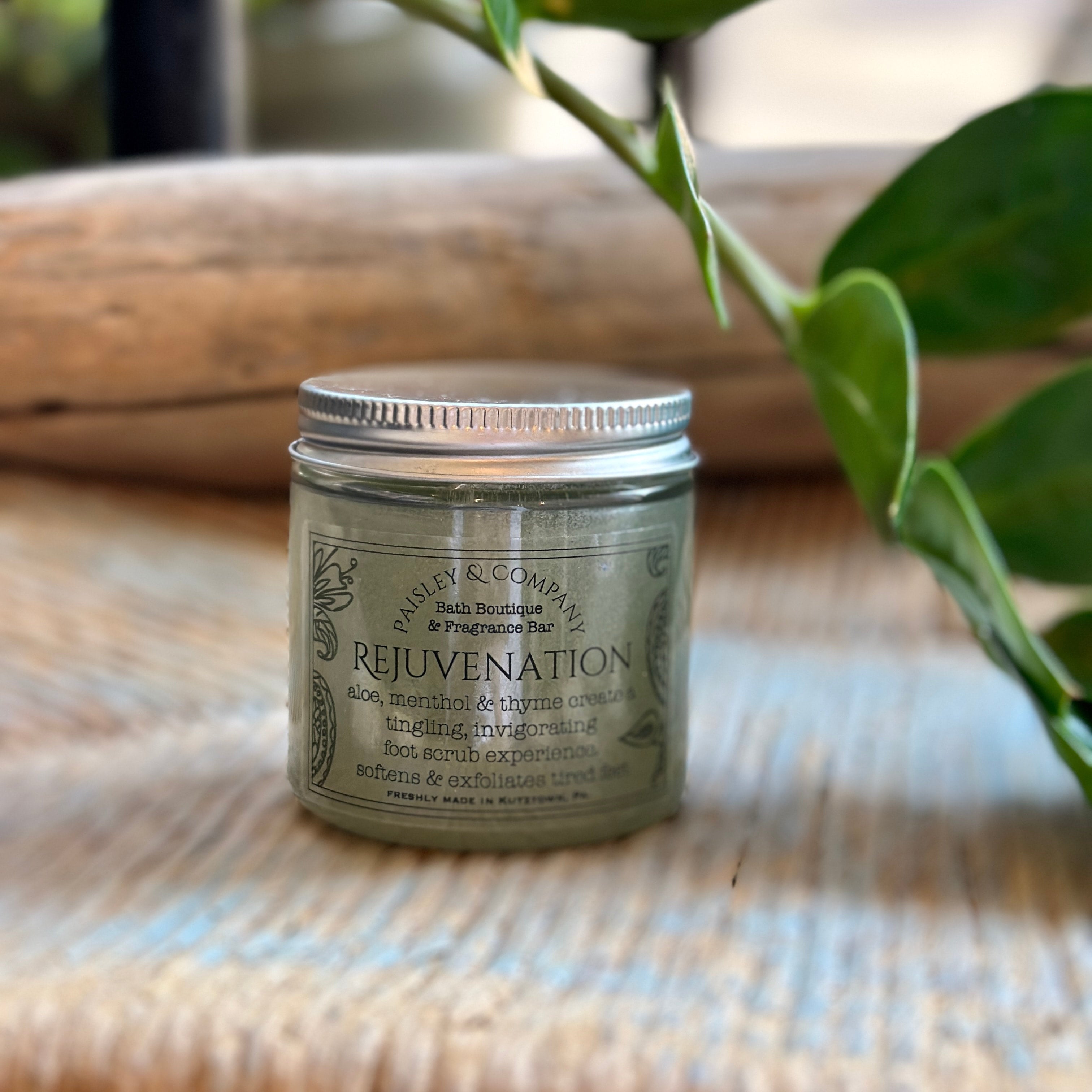 Rejuvenation Foot Scrub | Cooling Foot Polish | PAISLEY & COMPANY